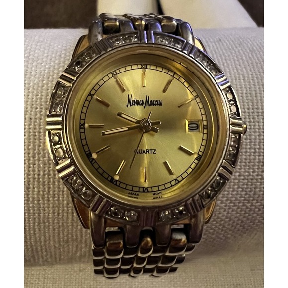 Neiman Marcus | Accessories | Vintage Neiman Marcus Watch Quartz Gold ...